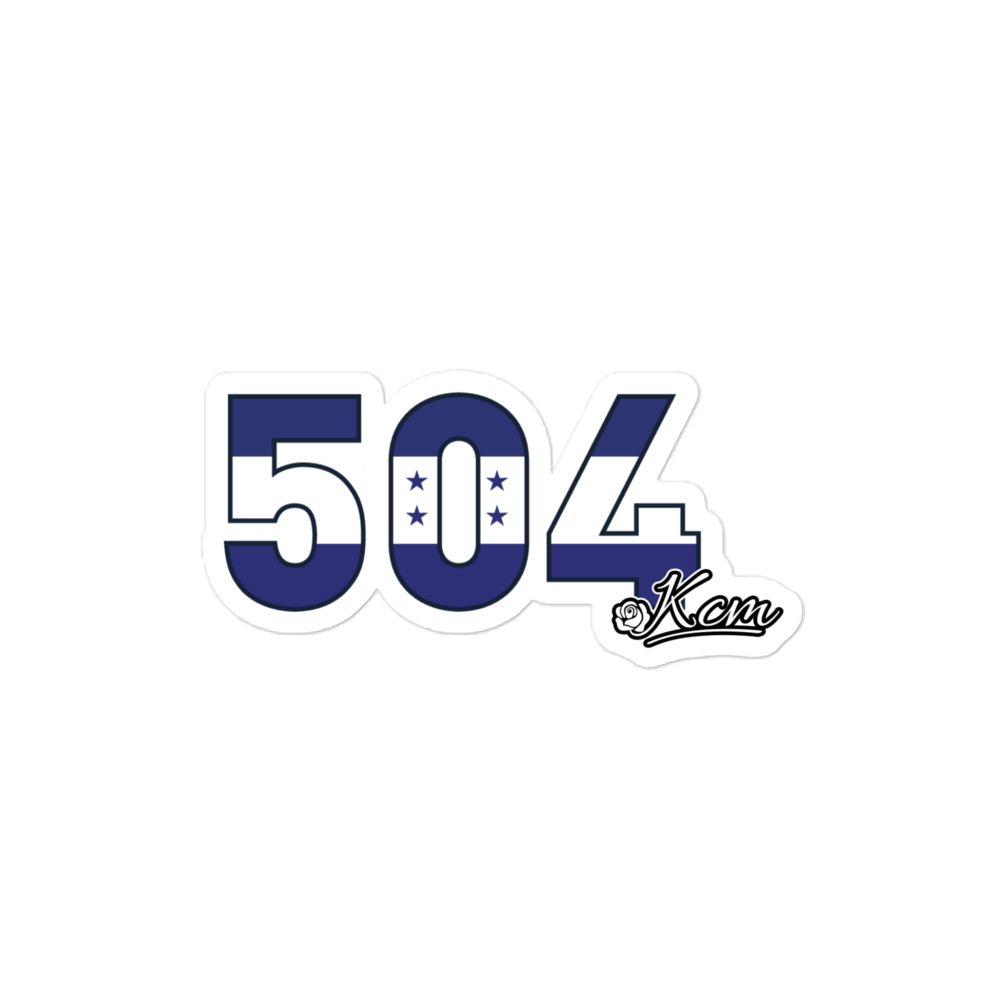 Honduras 504 Sticker Decal With KCM Logo - KCM Productions